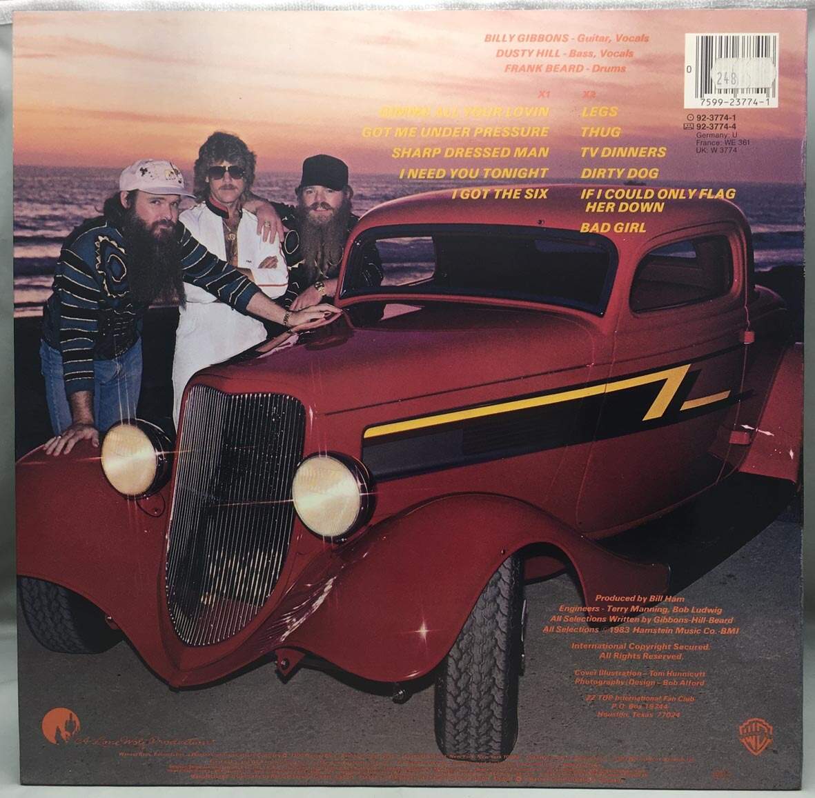 ZZ Top – Eliminator 1983 Germany press Vinyl LP | Aukro